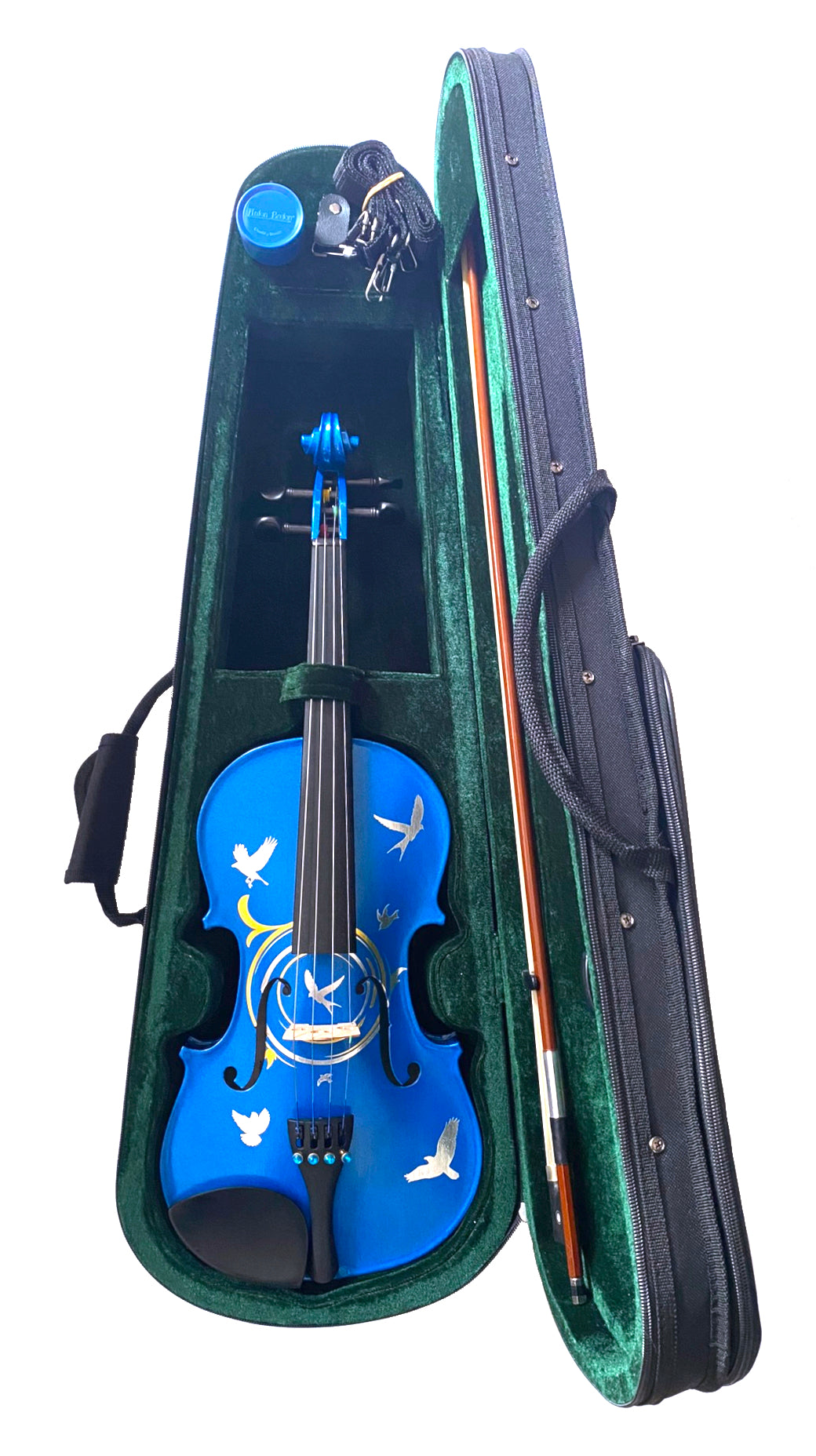 Bird Heaven Deluxe Metallic Violin Outfit With Case And Bow – Rozanna's ...