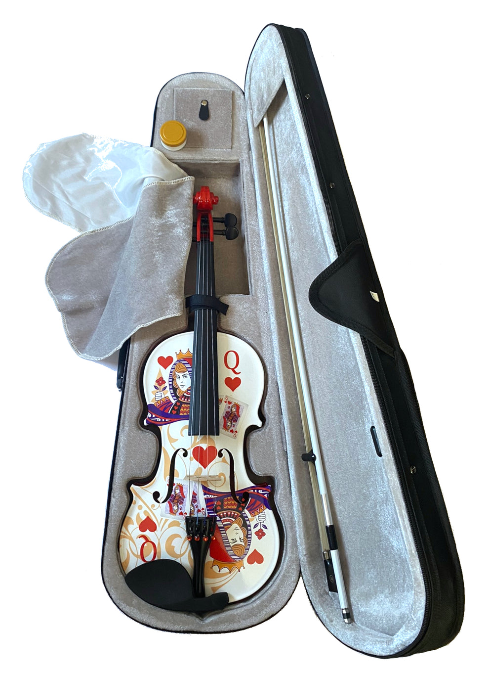 Queen of Hearts White/Red Violin Outfit with Accessories – Rozanna's ...